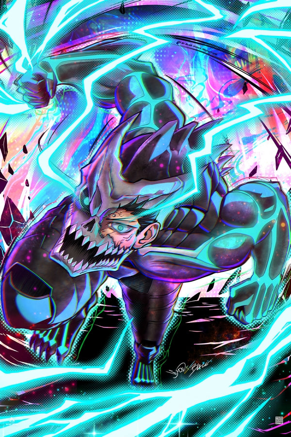 Mad Mask | Acrylic Glass Print | Shatter-Resistant Wall Art | V1 Tech