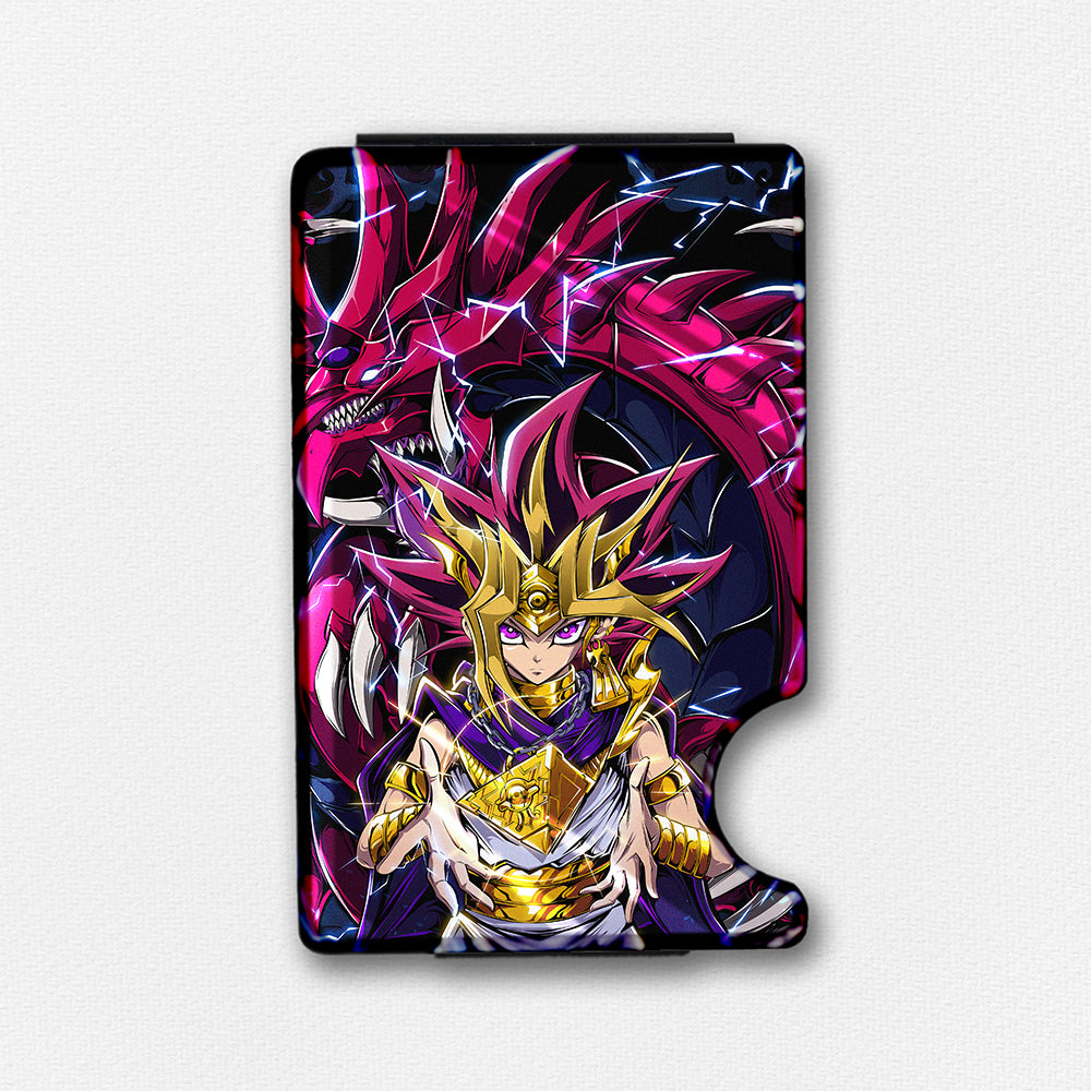 Main Character Plexi Glass Acrylic Backed Metal Wallet – V1 Tech
