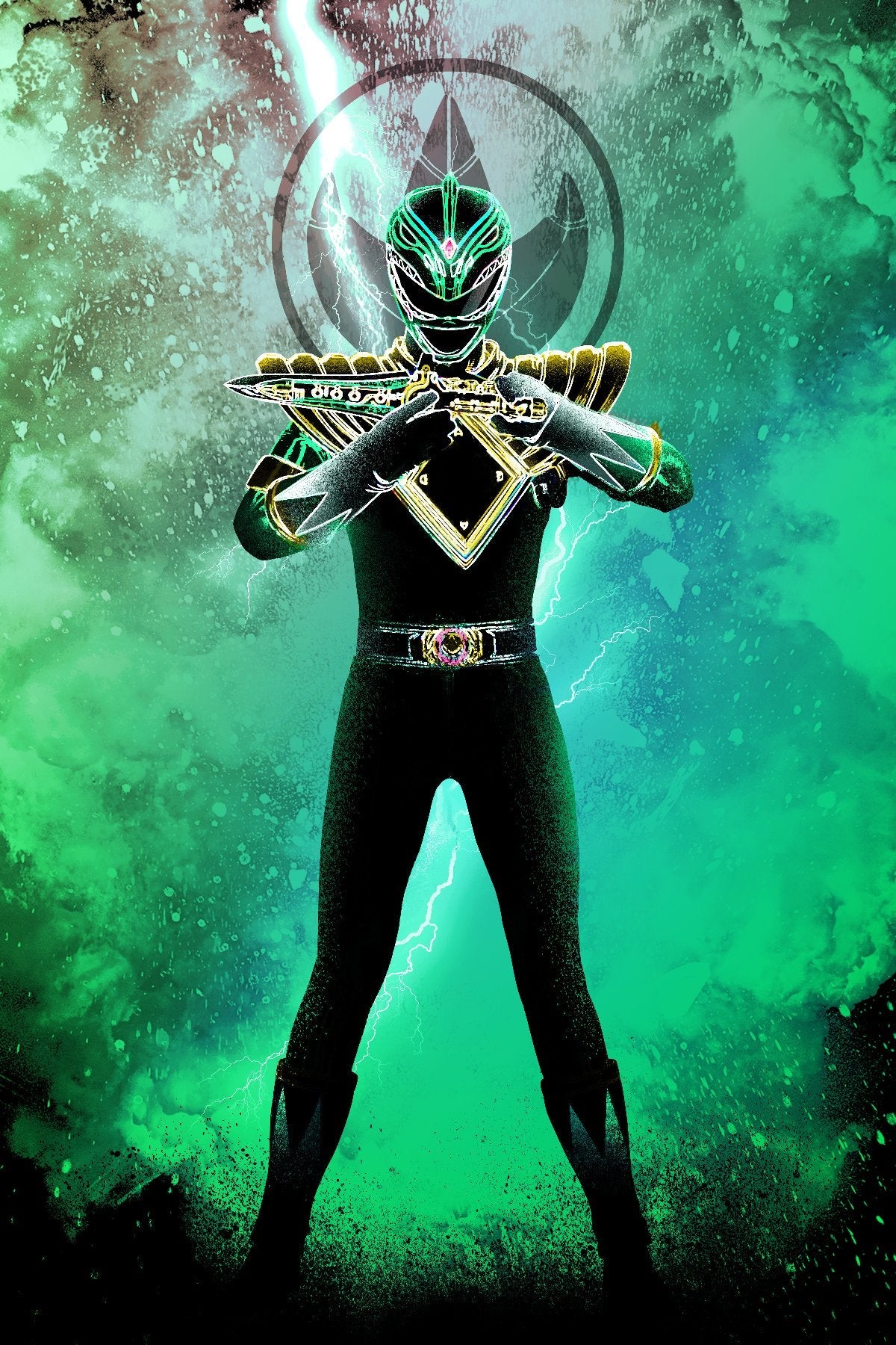 Soul of the Green Force Plexi Glass Wall Art – V1 Tech