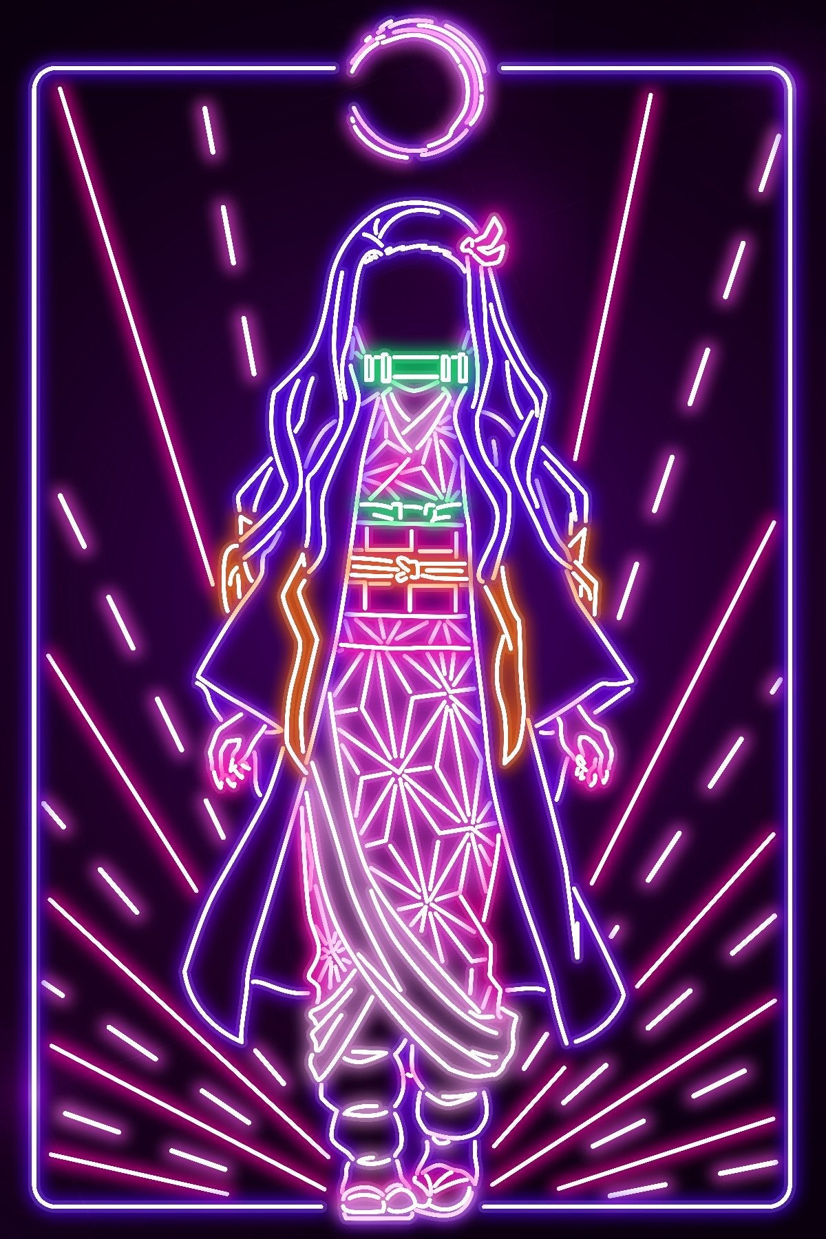 V2 Neon Chosen One's Sister Plexi Glass Wall Art – V1 Tech
