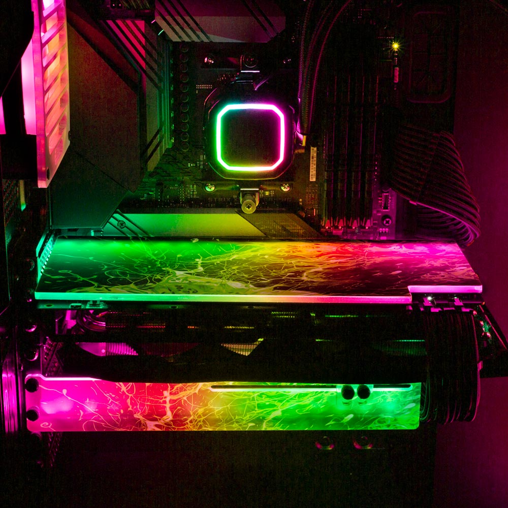 Alien RGB GPU Support Bracket - Geoglyser - V1Tech – V1 Tech