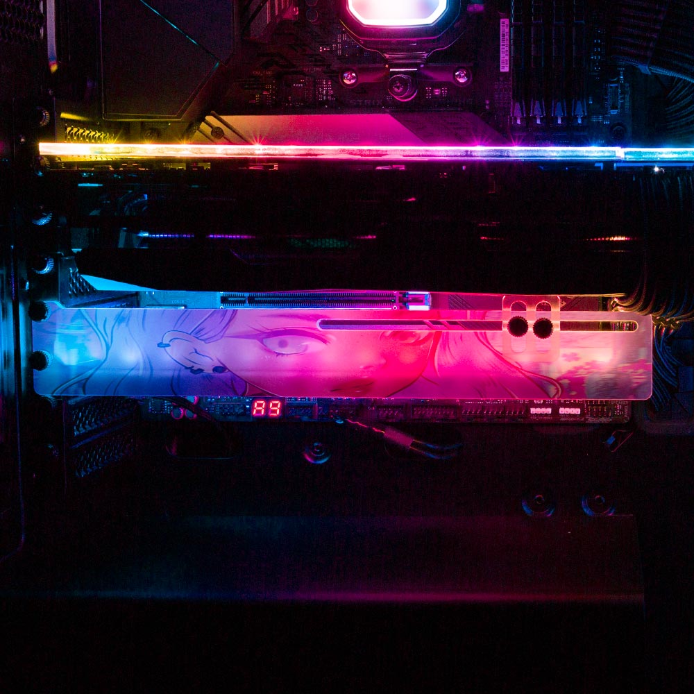 Anime Judge RGB GPU Support Bracket - YacilArt - V1Tech – V1 Tech
