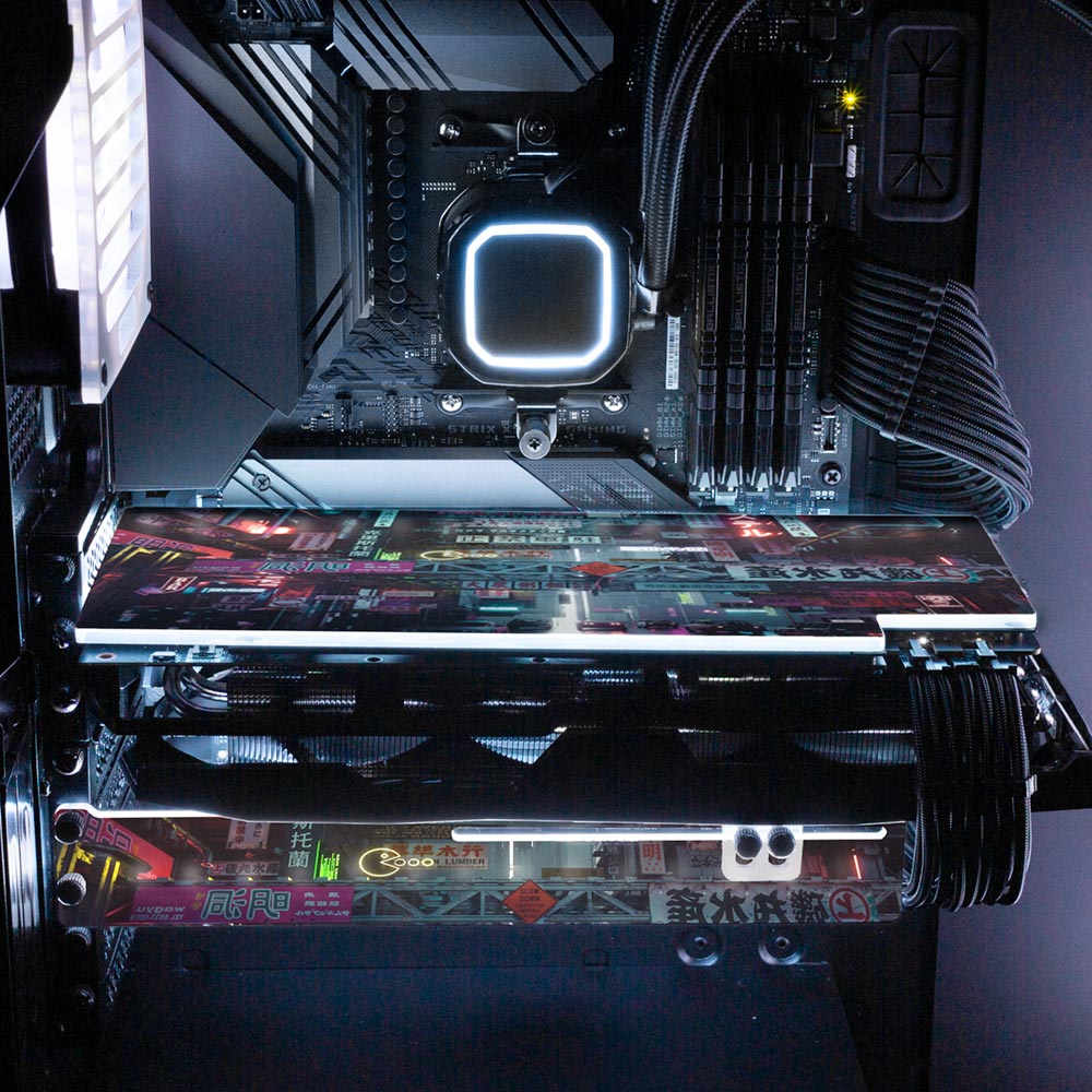 Skie Graphic Studio - 'Big Mess' | Custom RGB GPU Backplate by V1 Tech ...