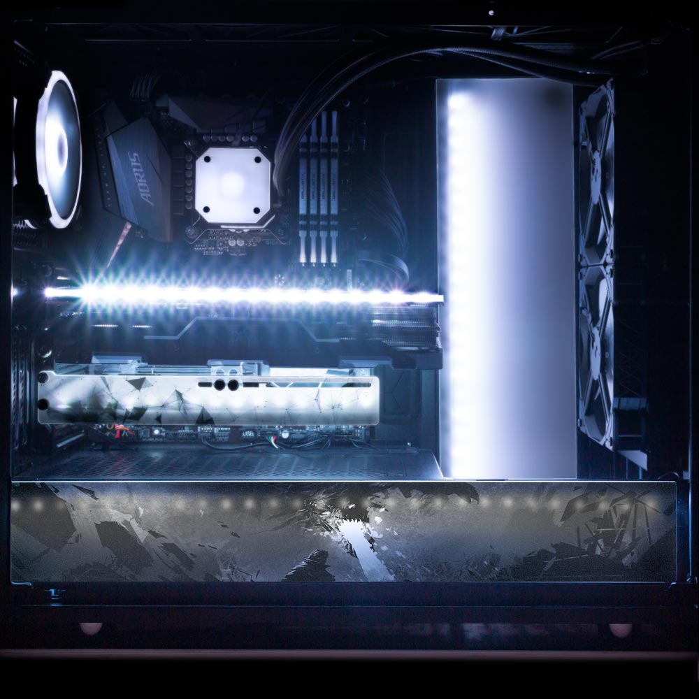 Black Dragon Breath RGB PSU Shroud Cover - V1Tech – V1 Tech