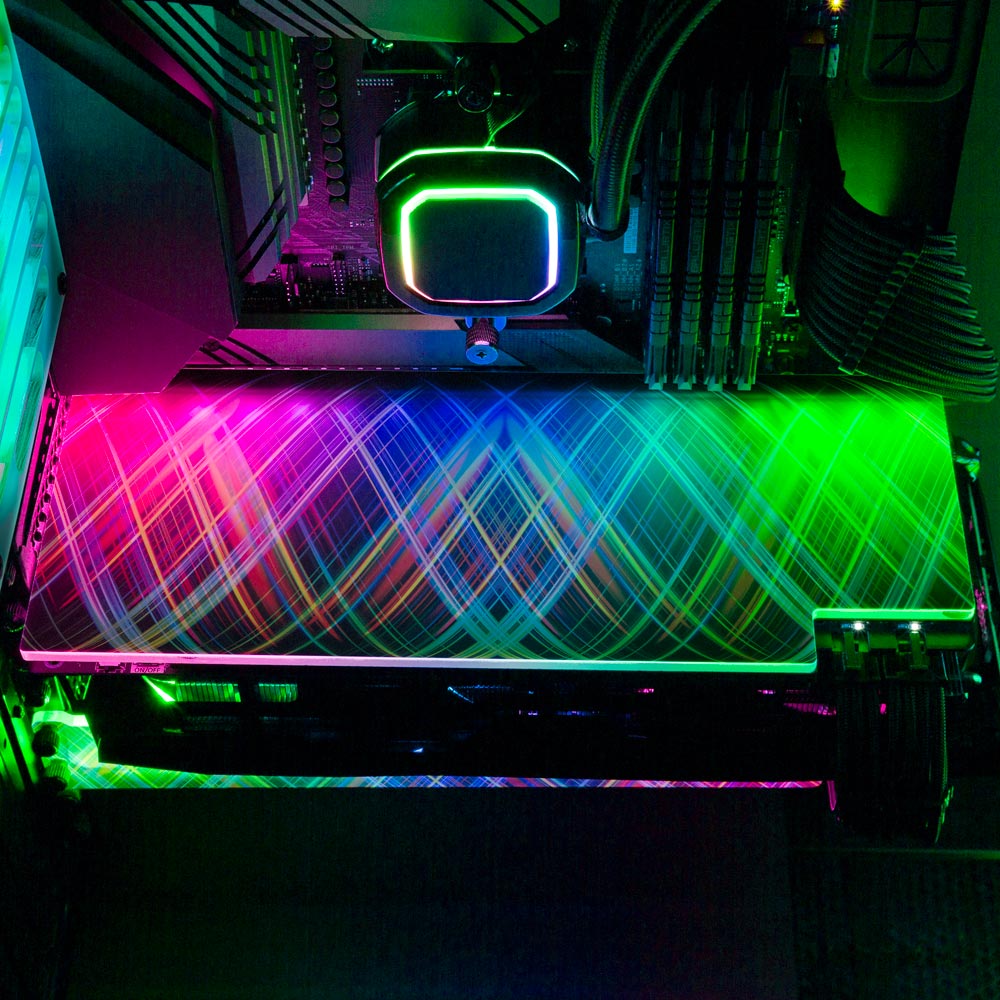 StellarFire - 'Crystal Sensation' | Custom RGB GPU Backplate by V1 Tech ...