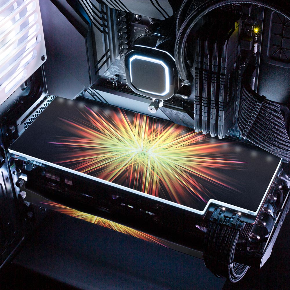 StellarFire - 'Crystal Singularity' | Custom RGB GPU Backplate by V1 ...