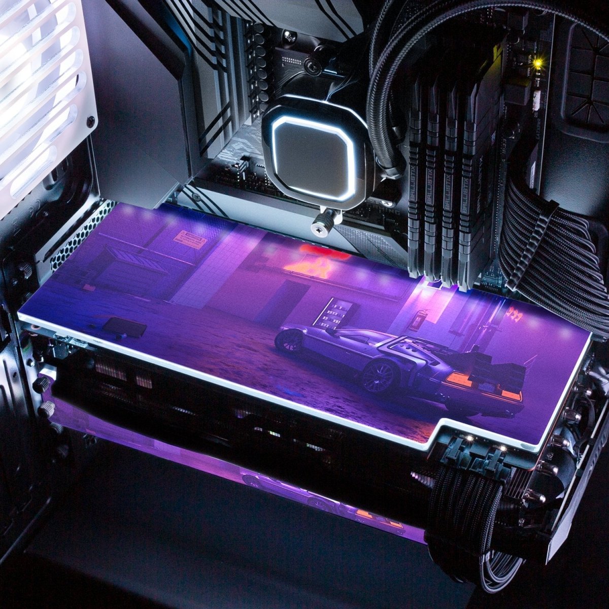 Skie Graphic Studio - 'Cyber Nights' | Custom RGB GPU Backplate by V1 ...