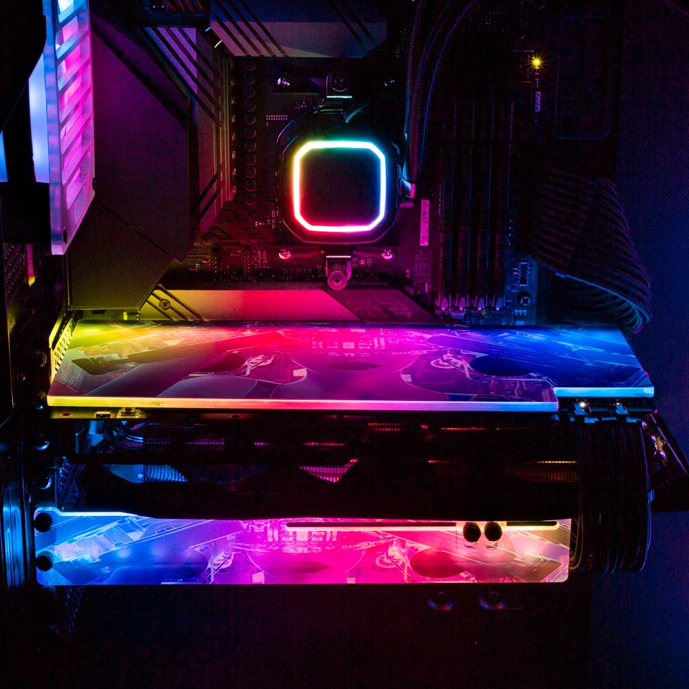 Downtown RGB GPU Support Bracket - Dan Giuz - V1Tech – V1 Tech
