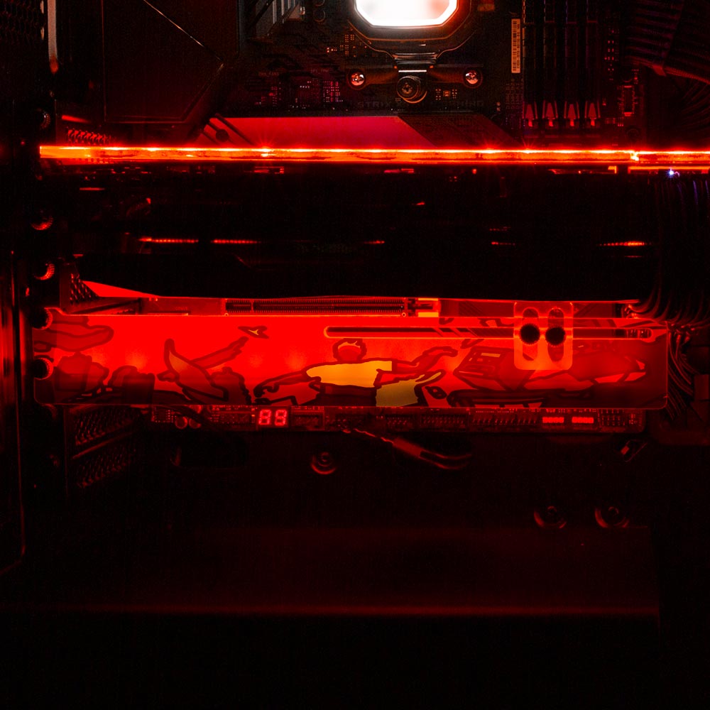 Floating RGB GPU Support Bracket - Utopia Graphix - V1Tech – V1 Tech