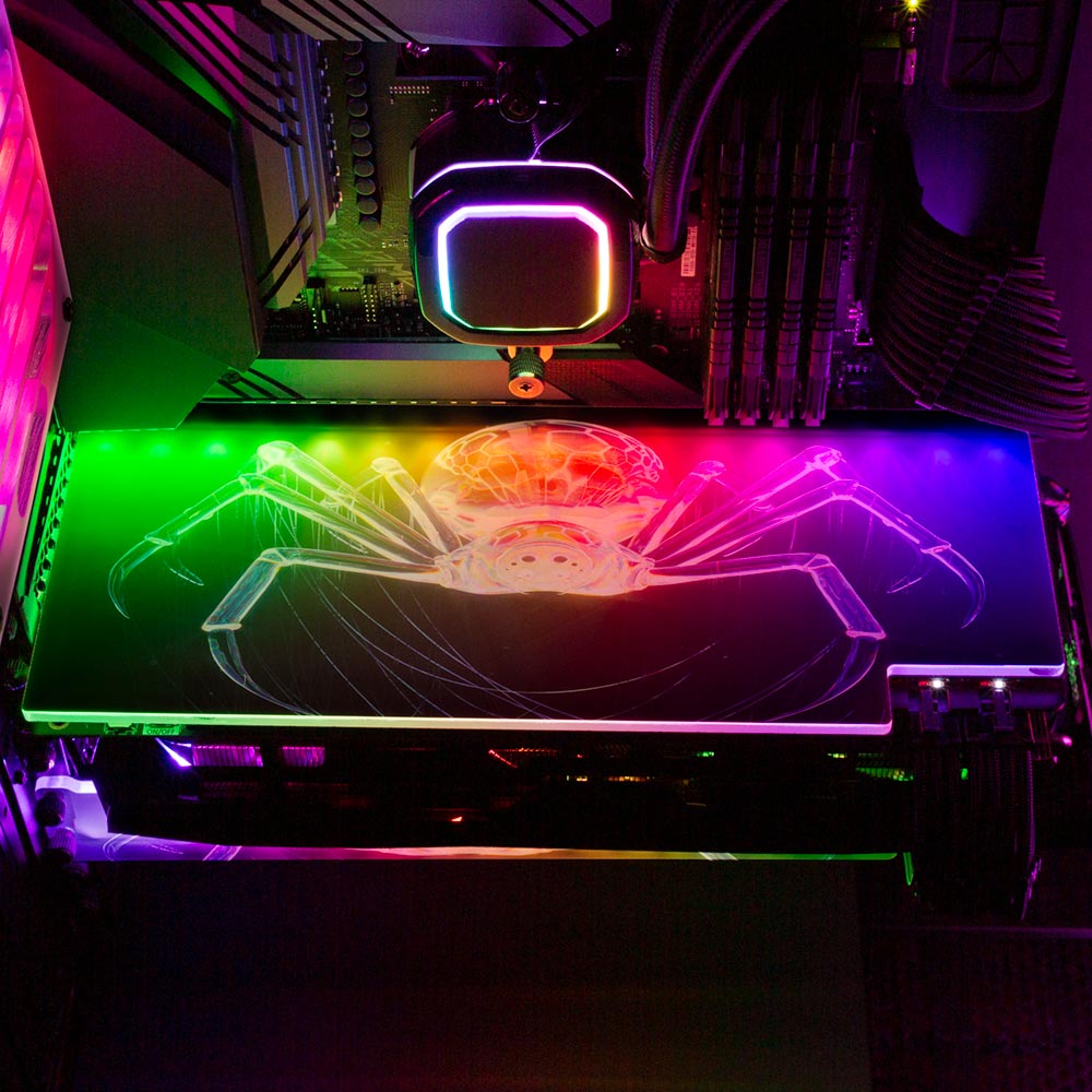 Itwasleo - 'Get Expanded' | Custom RGB GPU Backplate by V1 Tech ...