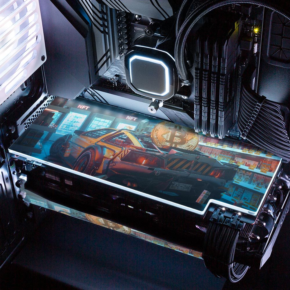 Skie Graphic Studio - 'Go and Buy It' | Custom RGB GPU Backplate by V1 ...