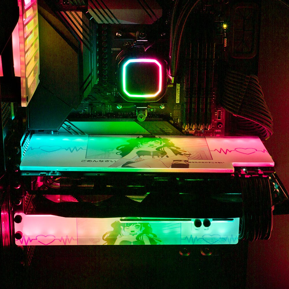 YacilArt - 'Gothic Demon' | Custom RGB GPU Backplate by V1 Tech ...