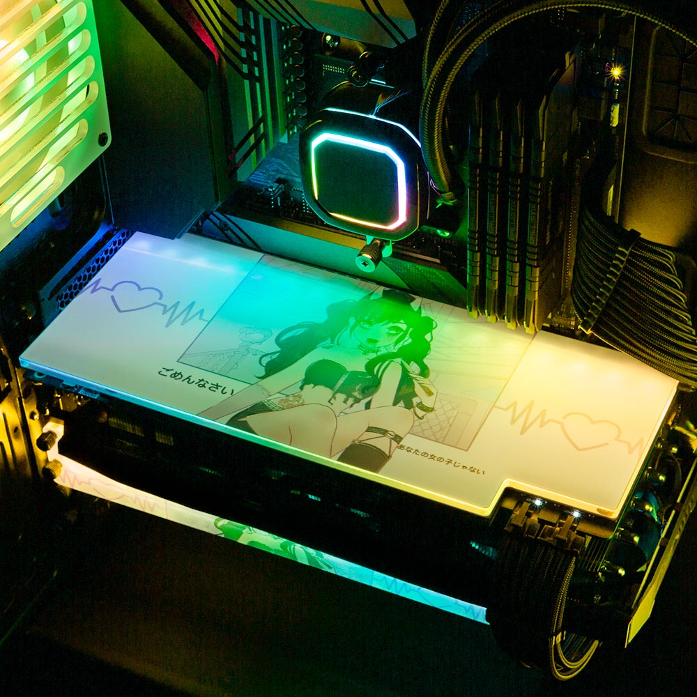 YacilArt - 'Gothic Demon' | Custom RGB GPU Backplate by V1 Tech ...