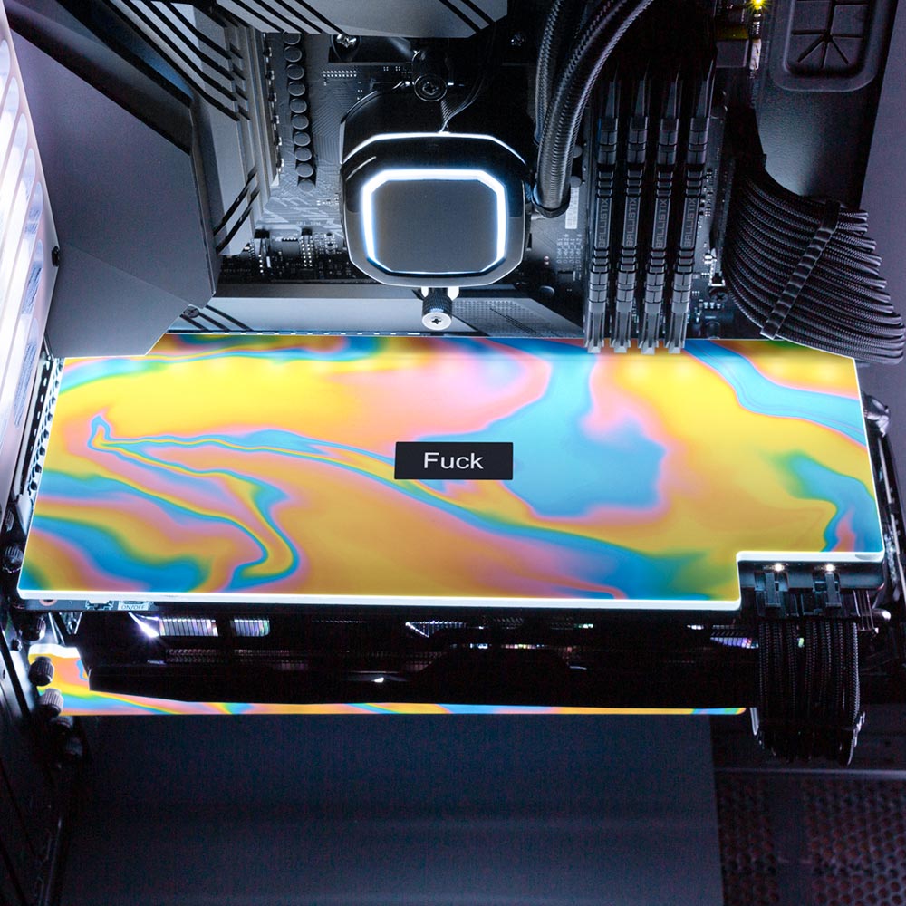 Javilostcontrol - 'Happy Mind' | Custom RGB GPU Backplate by V1 Tech ...