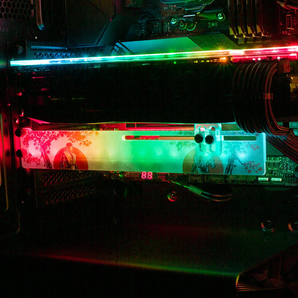 Hellfire VS Ice RGB GPU Support Bracket - Ddjvigo - V1Tech – V1 Tech
