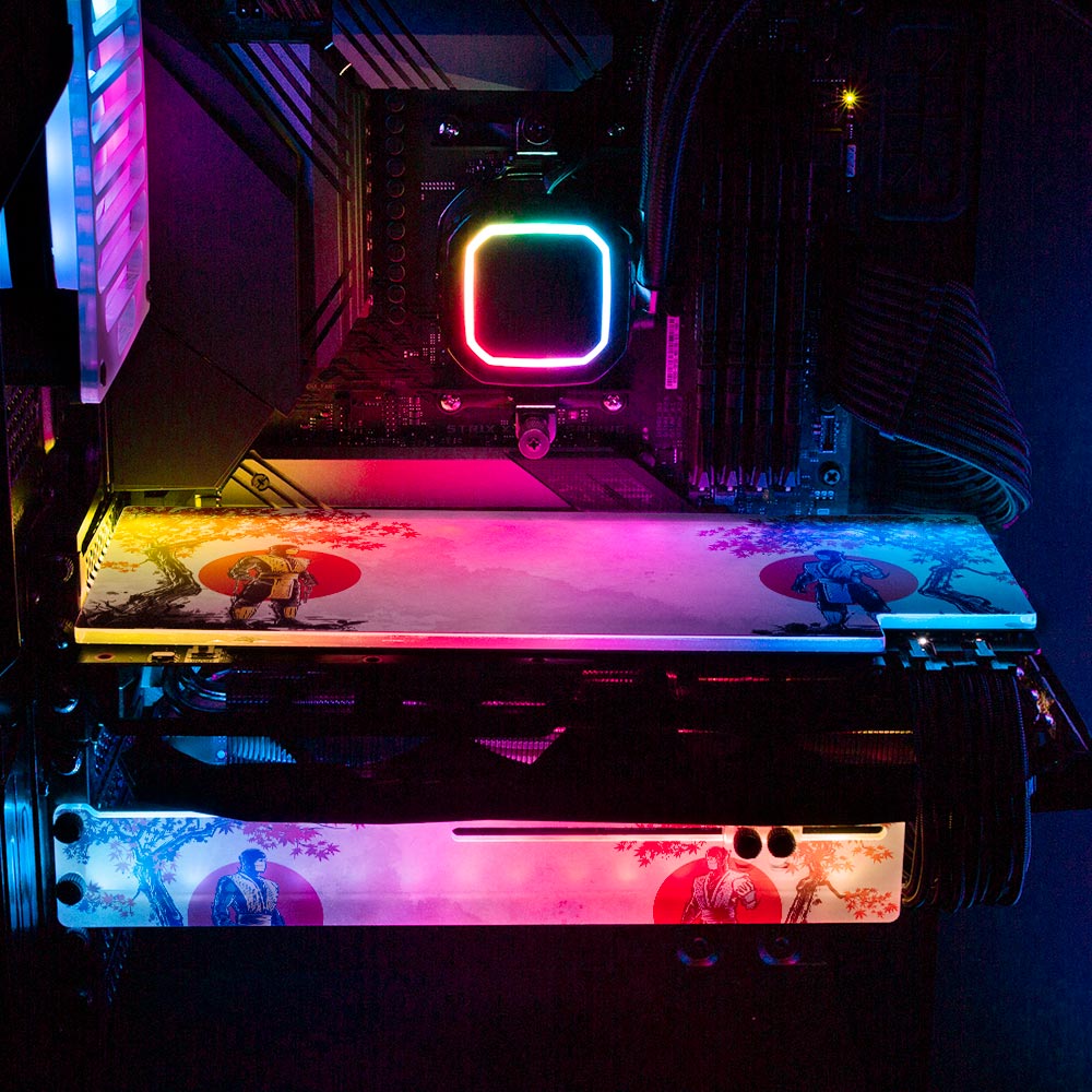 Hellfire VS Ice RGB GPU Support Bracket - Ddjvigo - V1Tech – V1 Tech