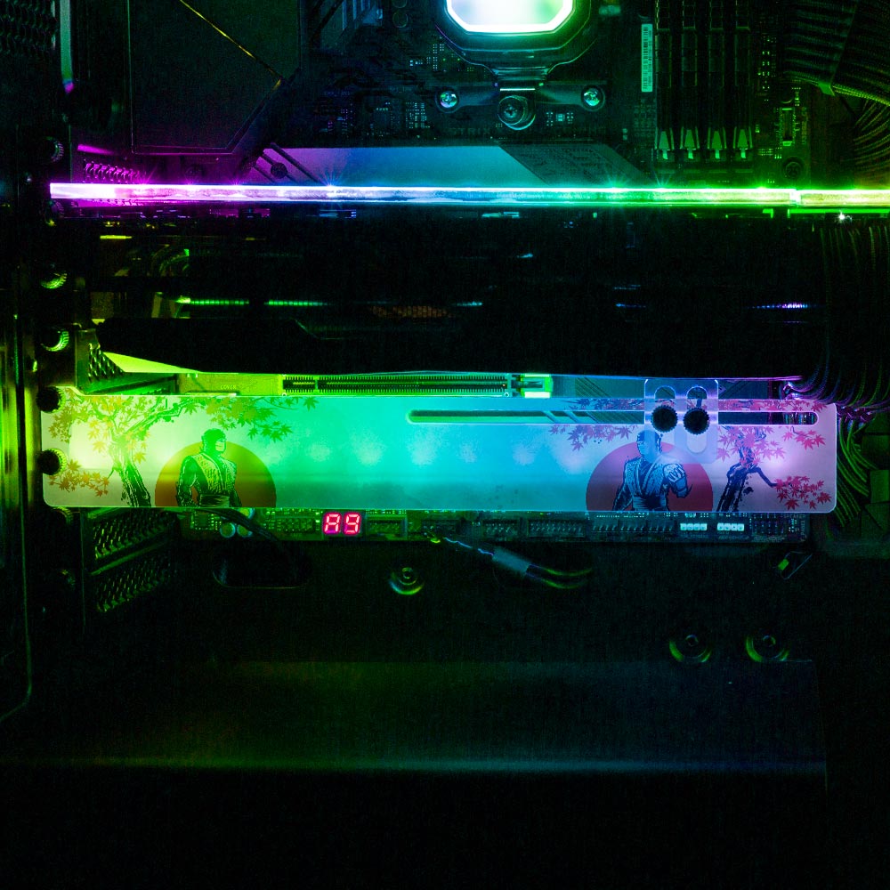 Hellfire VS Ice RGB GPU Support Bracket - Ddjvigo - V1Tech – V1 Tech