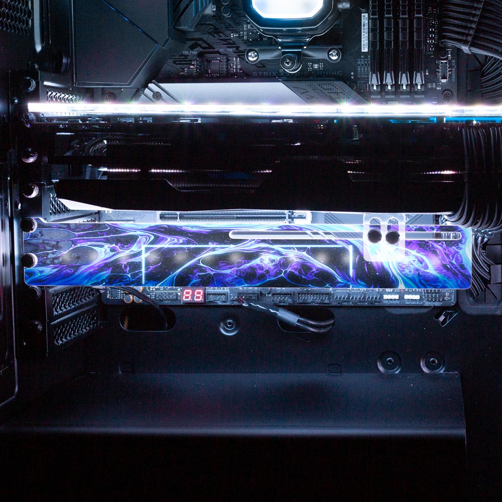 In My Arms RGB GPU Support Bracket - Geoglyser - V1Tech – V1 Tech