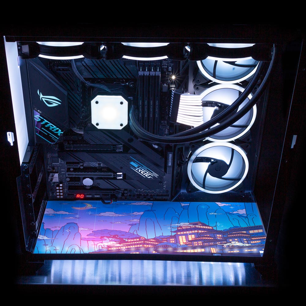 Japanese Ghost Lian Li O11 Dynamic and XL Bottom Panel Plate Cover with ...