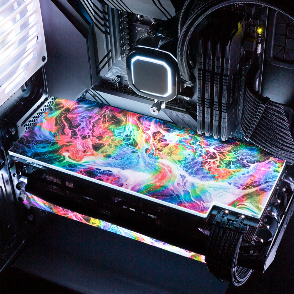 Geoglyser - 'Kamikaze' | Custom RGB GPU Backplate by V1 Tech | Tailored ...