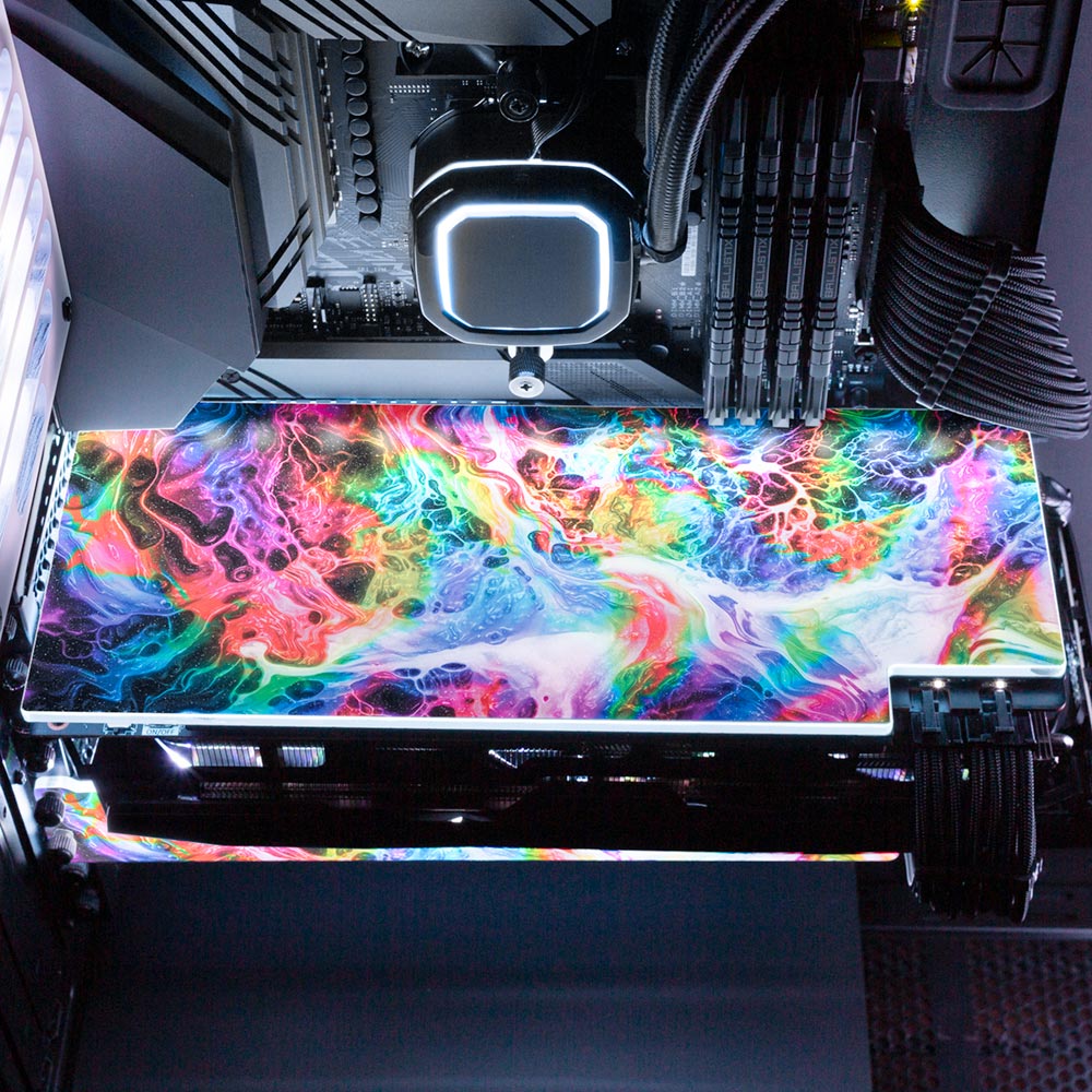 Geoglyser - 'Kamikaze' | Custom RGB GPU Backplate by V1 Tech | Tailored ...