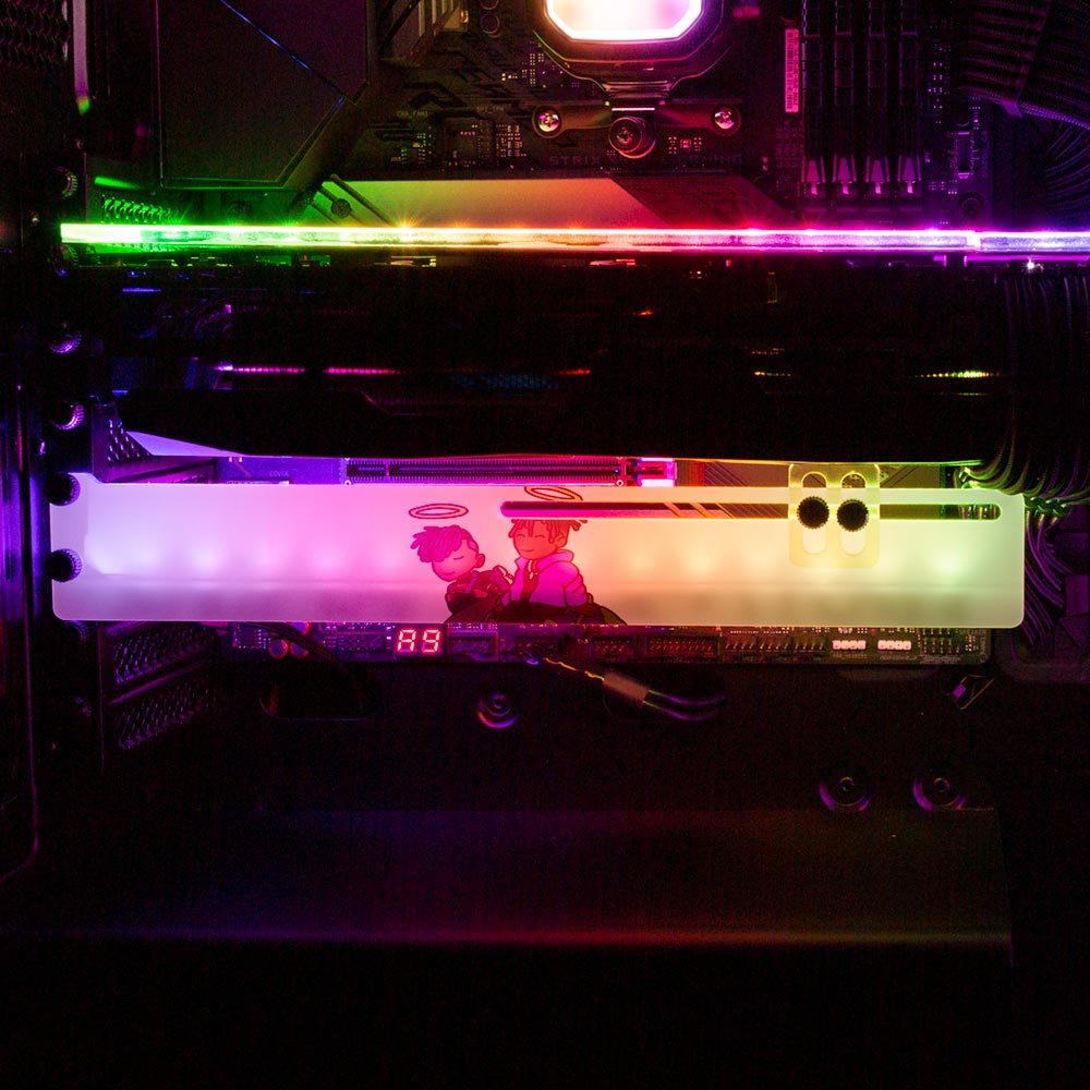 Legends RGB GPU Support Bracket - Utopia Graphix - V1Tech – V1 Tech