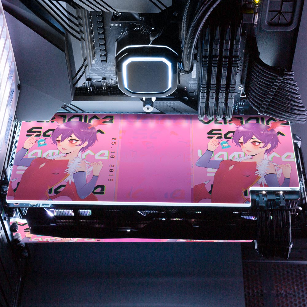 YacilArt - 'Lilith' | Custom RGB GPU Backplate by V1 Tech | Tailored to ...