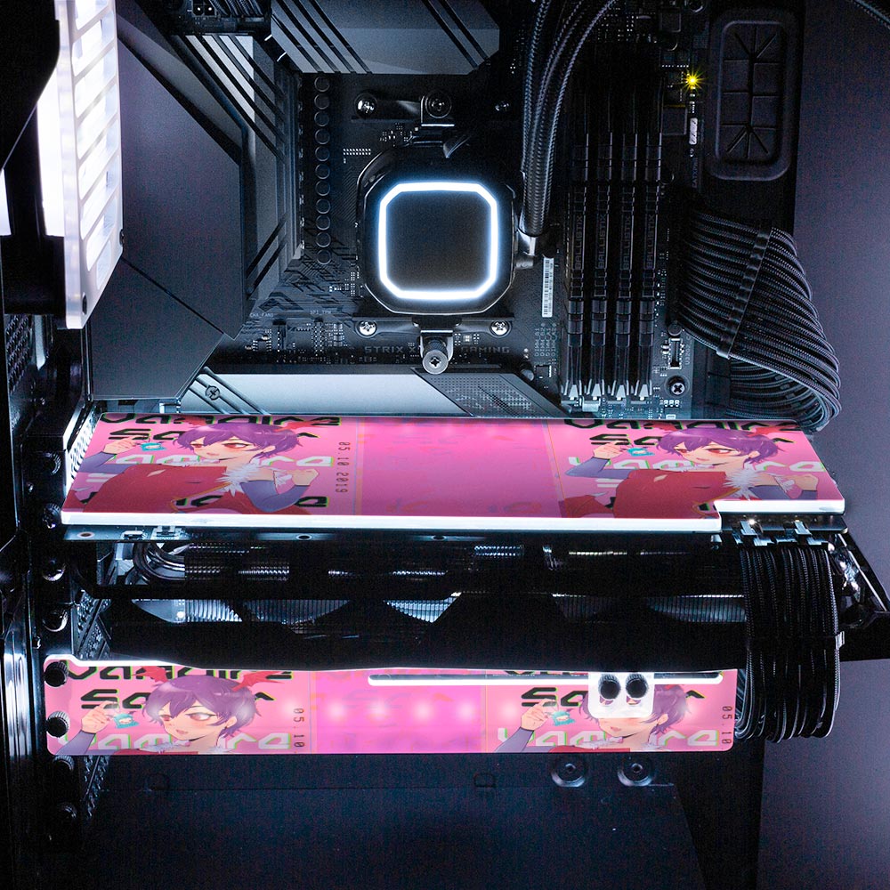 YacilArt - 'Lilith' | Custom RGB GPU Backplate by V1 Tech | Tailored to ...