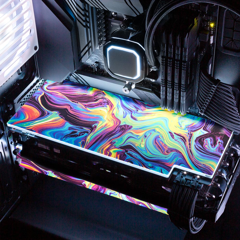 Geoglyser - 'Lost to Memories' | Custom RGB GPU Backplate by V1 Tech ...