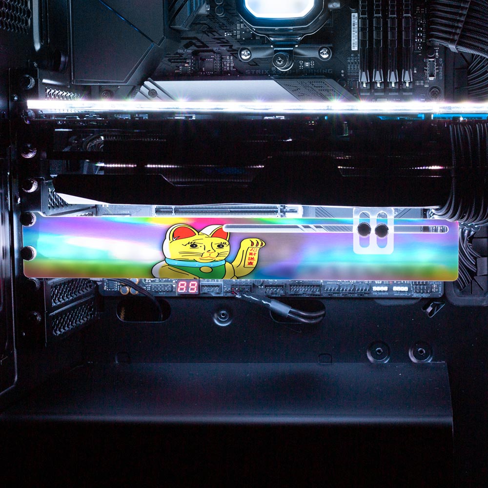 Lucky Cat RGB GPU Support Bracket - Javilostcontrol - V1Tech – V1 Tech