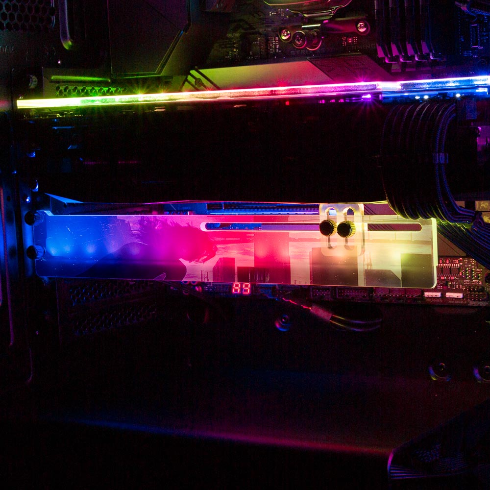 Making Plans RGB GPU Support Bracket - Dan Giuz - V1Tech – V1 Tech
