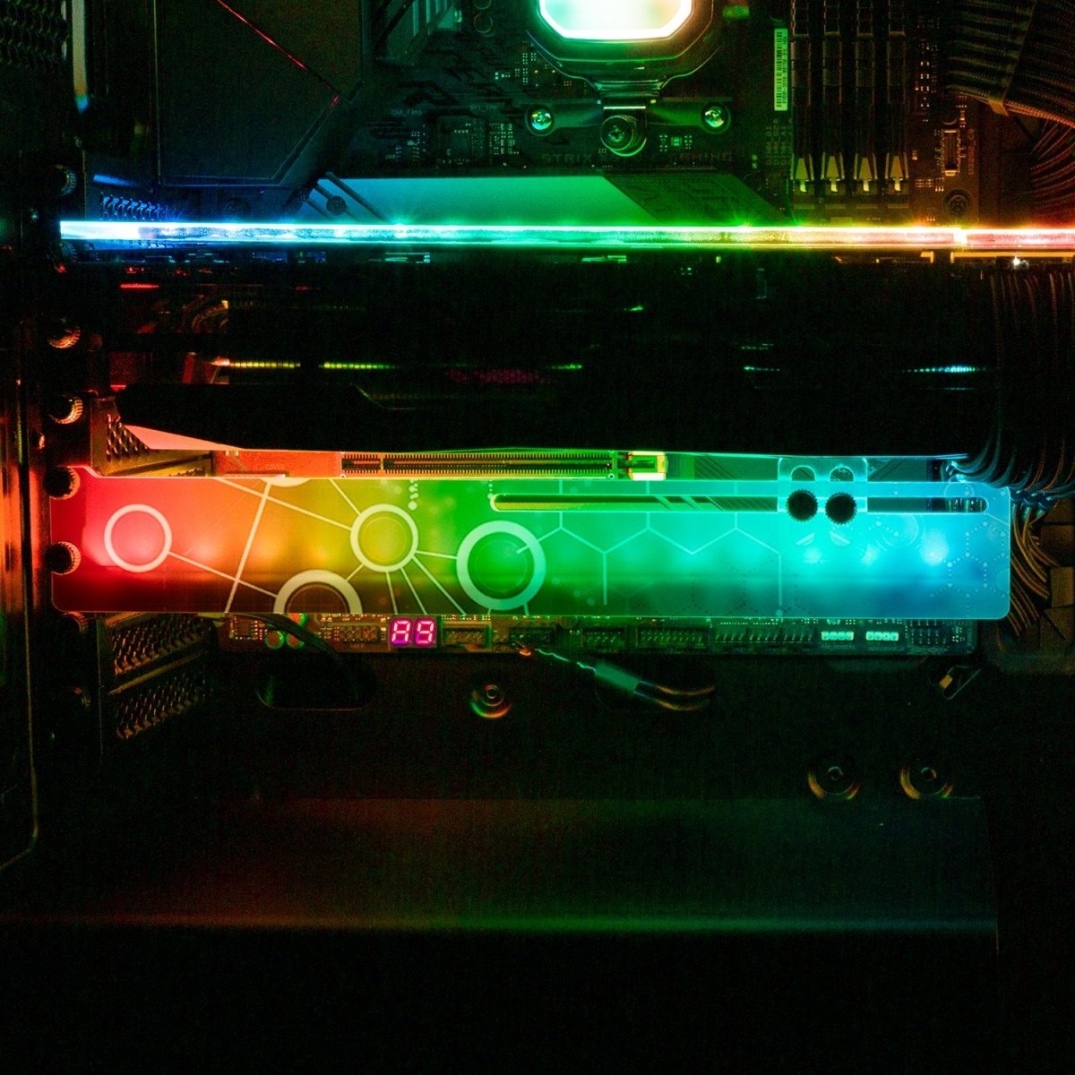Nanotech RGB GPU Support Bracket - V1Tech – V1 Tech