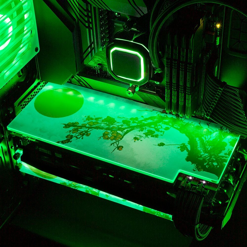 Ddjvigo - 'Nature' | Custom RGB GPU Backplate by V1 Tech | Tailored to ...