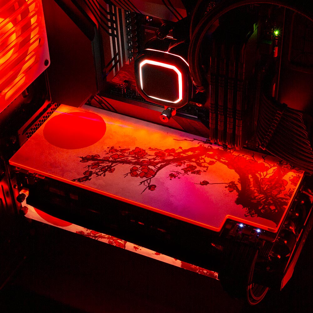 Ddjvigo - 'Nature' | Custom RGB GPU Backplate by V1 Tech | Tailored to ...