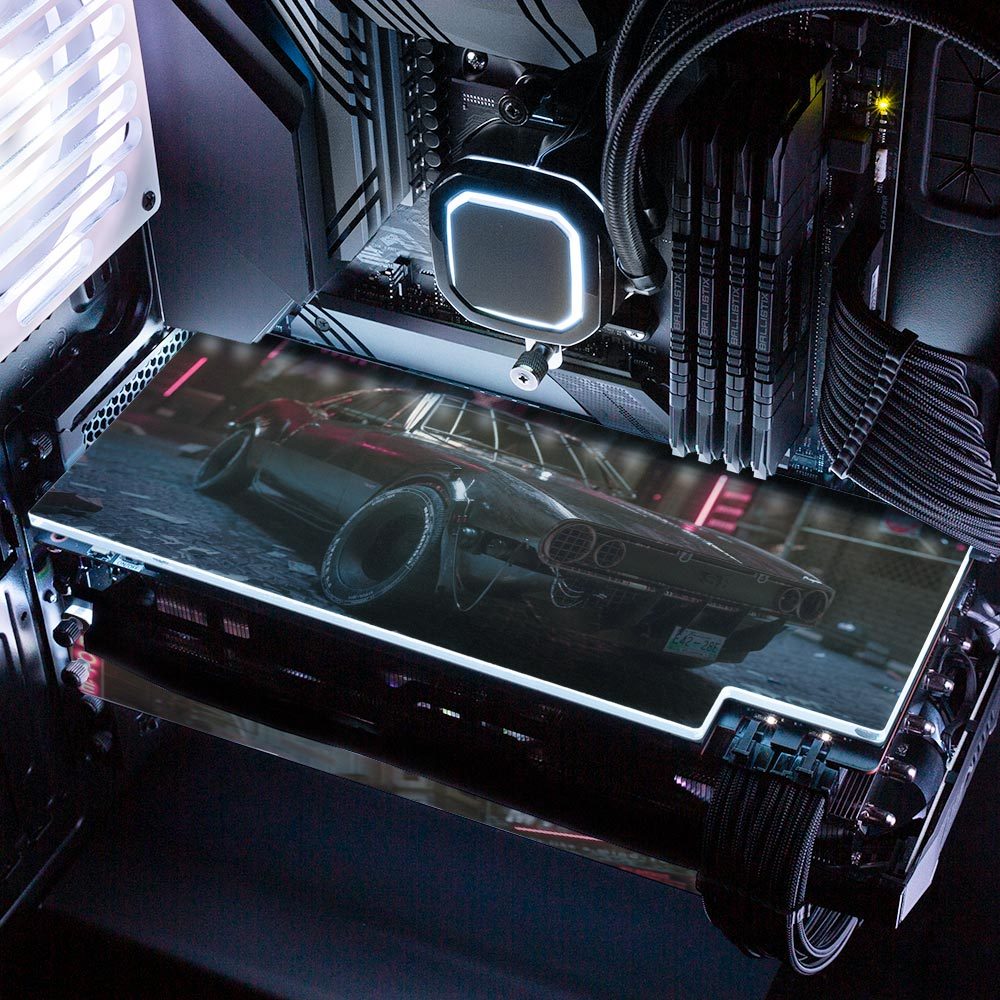 Skie Graphic Studio - 'New Whip' | Custom RGB GPU Backplate by V1 Tech ...