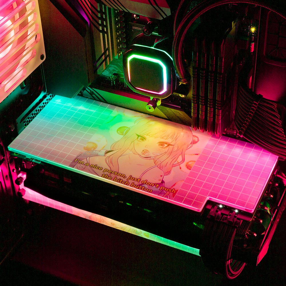 YacilArt - 'Pastel Aesthetic' | Custom RGB GPU Backplate by V1 Tech ...