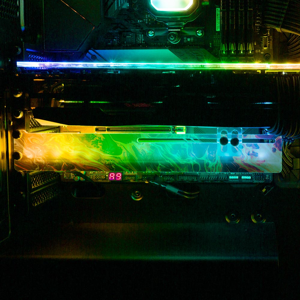 Phoenix RGB GPU Support Bracket - Geoglyser - V1Tech – V1 Tech