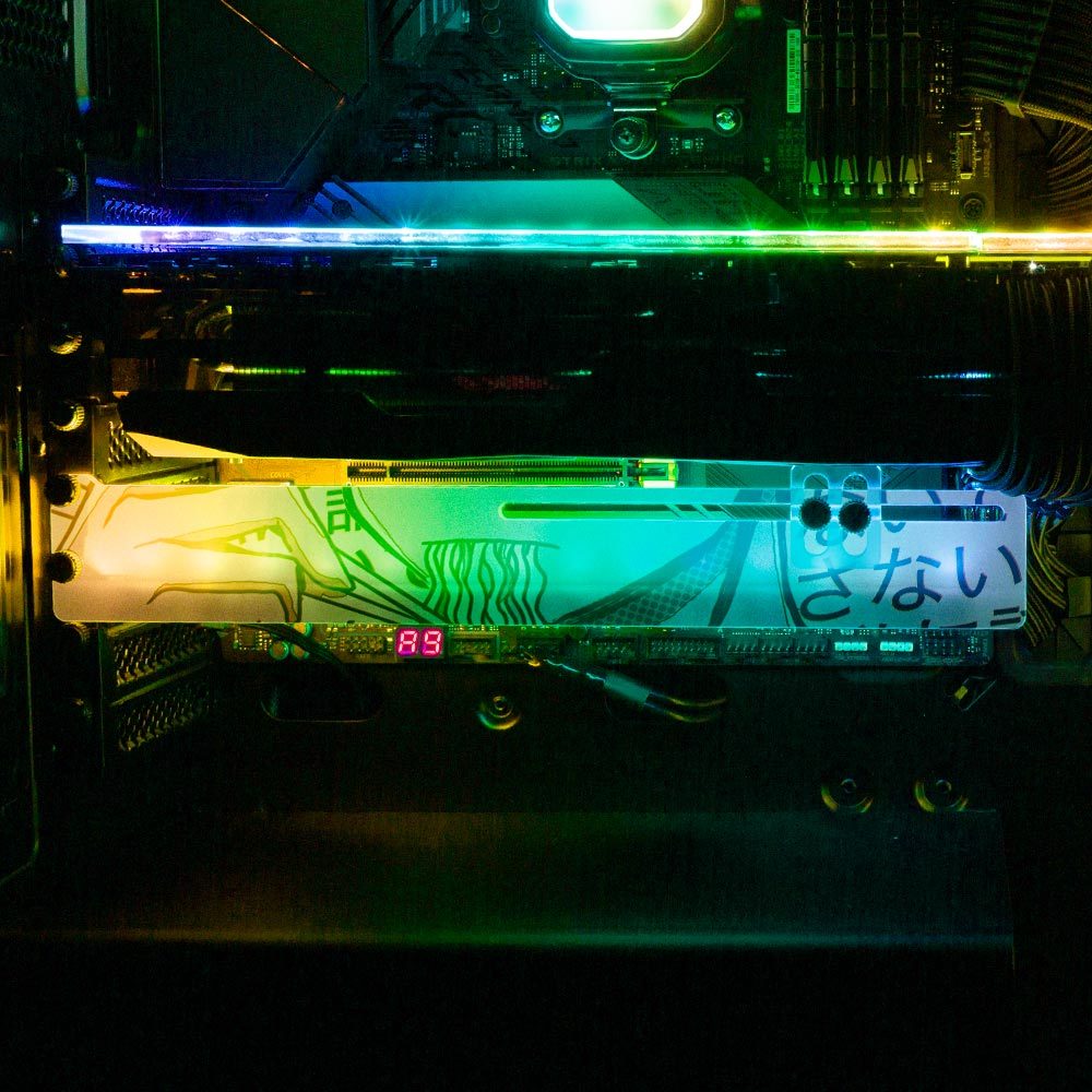 Ramen Boy RGB GPU Support Bracket - Annicelric - V1Tech – V1 Tech