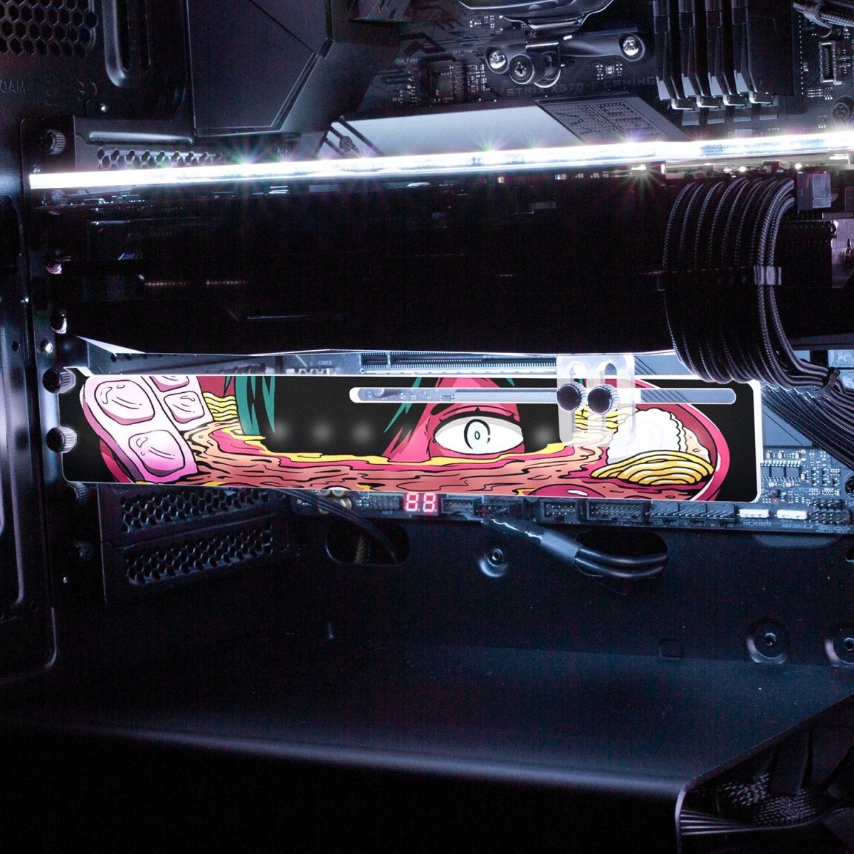 Ramen Goryo RGB GPU Support Bracket - Vincent Trinidad Art - V1Tech ...