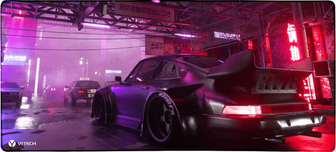 RWB Cyber X-Large Mouse Pad - Skie Graphic Studio - V1Tech – V1 Tech
