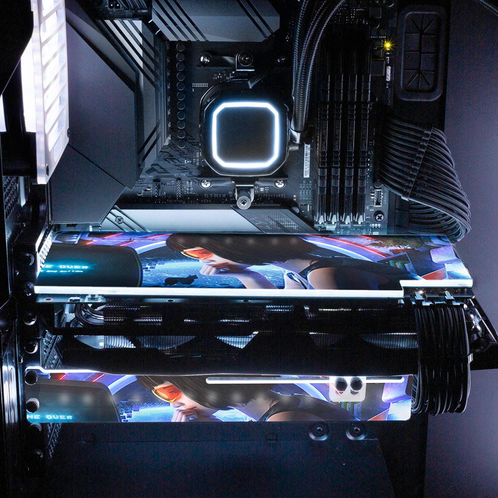 Scifi Anime Girl RGB GPU Support Bracket - Dan Giuz - V1Tech – V1 Tech