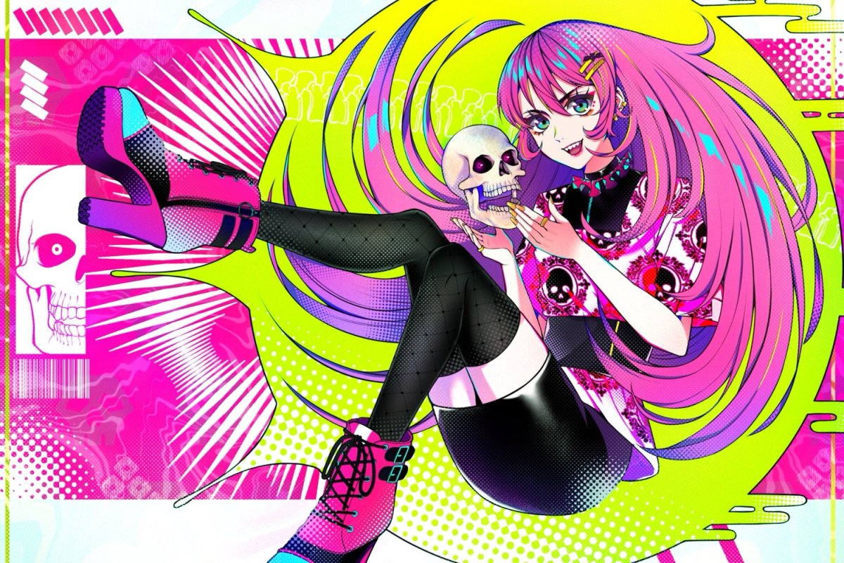 Tonakai Art - 'Skull Diva' | Acrylic Glass Print | Shatter-Resistant ...