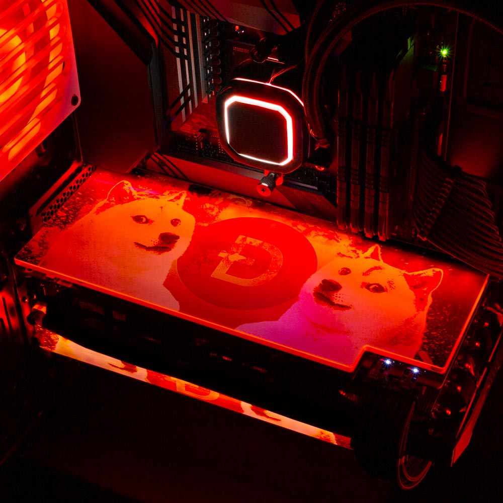Donnie Art - 'Soul of the Dog' | Custom RGB GPU Backplate by V1 Tech ...