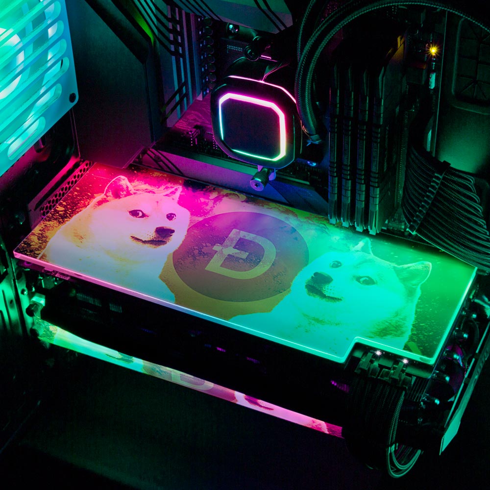 Donnie Art - 'Soul of the Dog' | Custom RGB GPU Backplate by V1 Tech ...