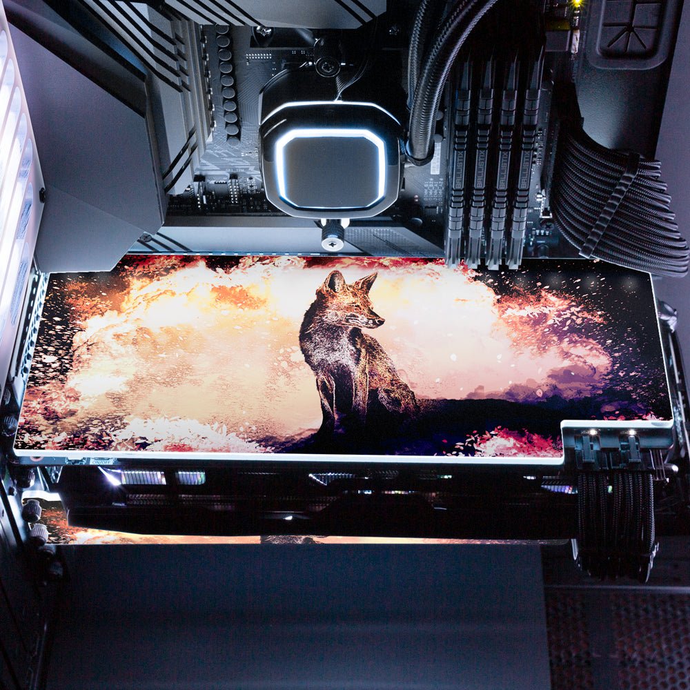 Donnie Art - 'Soul of the Fox' | Custom RGB GPU Backplate by V1 Tech ...