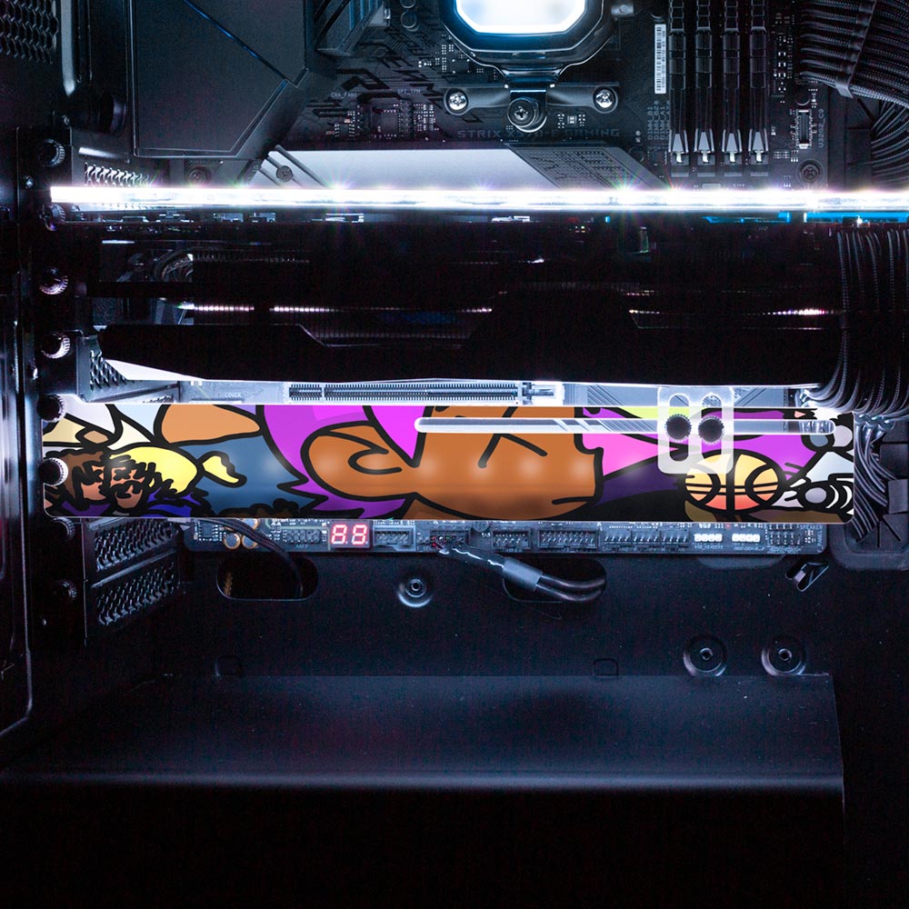 Spotlight RGB GPU Support Bracket - Utopia Graphix - V1Tech – V1 Tech