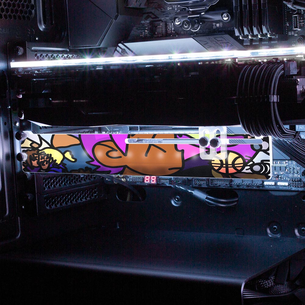 Spotlight RGB GPU Support Bracket - Utopia Graphix - V1Tech – V1 Tech