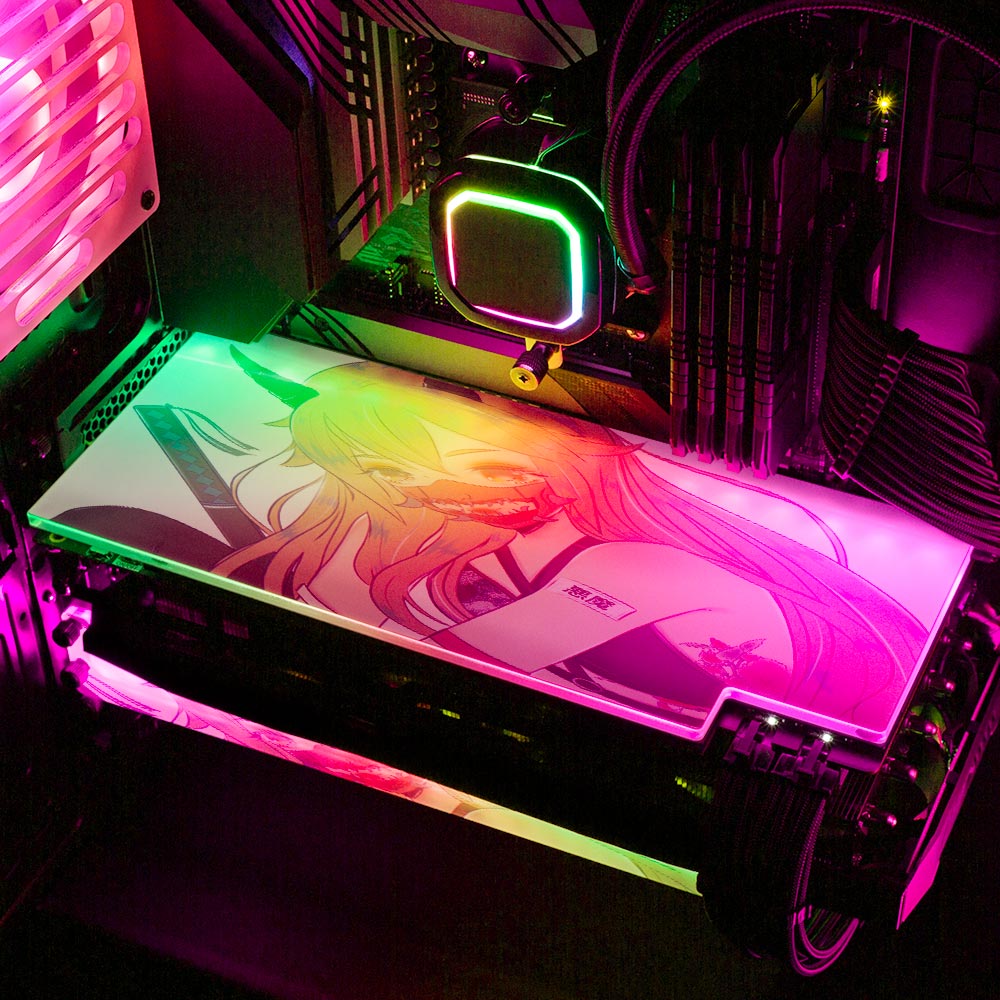 YacilArt - 'Strapped Up Devil' | Custom RGB GPU Backplate by V1 Tech ...