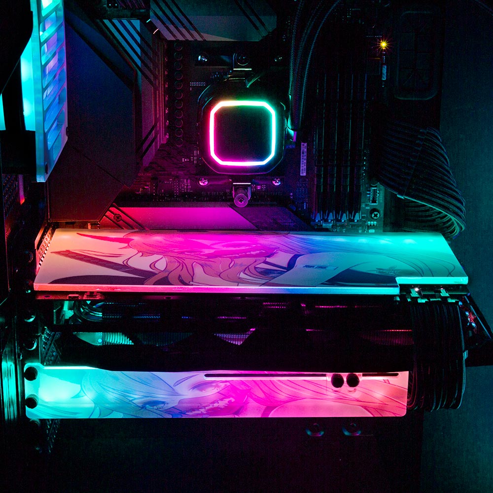 YacilArt - 'Strapped Up Devil' | Custom RGB GPU Backplate by V1 Tech ...