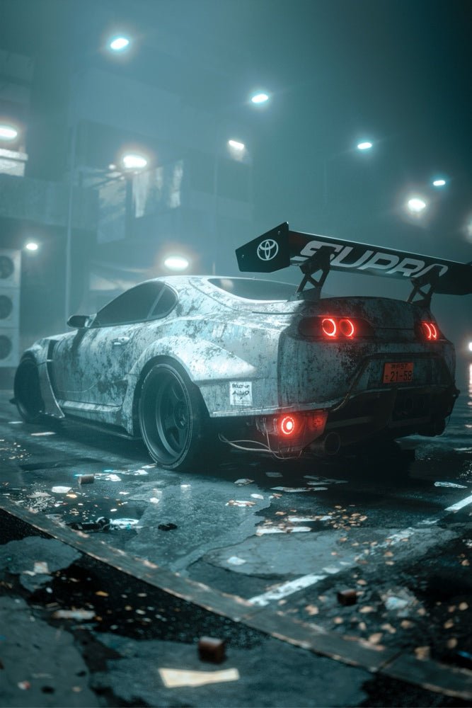 Skie Graphic Studio - 'Supra Fast' | Acrylic Glass Print | Shatter ...